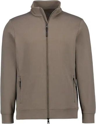 Boggi Milano Herren Sweatjacke braun unifarben