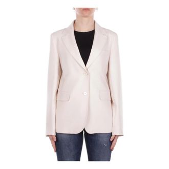 Max Mara Blazer mit Knopfleiste - - Jackets - Damen - Beige - L