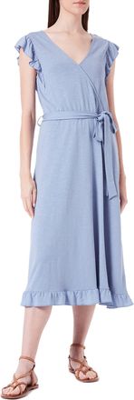 Esprit Damen 052EE1E327 Kleid, 445/LIGHT Blue Lavender, M
