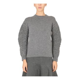 Jil Sander Rundhalspullover - - Knitwear - Damen - Grau - M