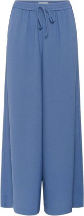 Soaked In Luxury SLShirley Pantalon Large - Femme - Pantalons - Bleu - Taille: 44 FR