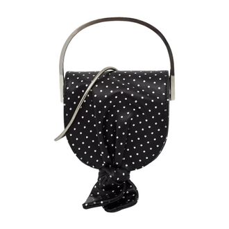 Aquazzura Handtasche mit Kristall-Schleifen-Mikro - - Bags - Damen - Schwarzk - ONE SIZE