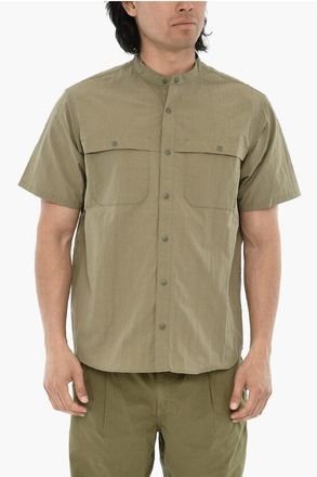Woolrich Nylon Short-Sleeve Shirt with Double Pocket size Xl