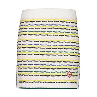 Casablanca Baumwoll-Minirock mit Zopfmuster - - Skirts - Damen - Mehrfarbig - M