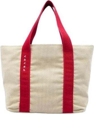 Prada Damen, Pre-Owned, Beige, ONE SIZEGr&ouml;&szlig;e
