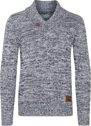 Solid SDPhil Homme Pull en Maille &eacute;paisse Pull &agrave; col ch&acirc;le 100% Coton Regular Fit, Taille:XL, Couleur:Insignia Blue (1991)