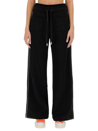Off-white Loose Fit Trousers - Black