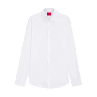 HUGO BOSS Kenno Classic Shirt - - Shirts - Herren - Wei&szlig; - 2XS