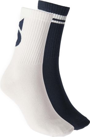 OPUS Damen Socke | YENNIS LANE Doppelpack Socken aus Organic Cotton coal blue, 39-41