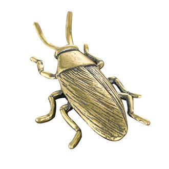 Healifty Vintage Messing Kakerlake Ornament Tischdekoration f&uuml;r Zuhause Handgefertigte Figur f&uuml;r Kreative Inneneinrichtung als f&uuml;r Freunde und Familie