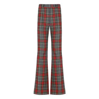 Vivienne Westwood Femme, Pantalons, Multicolore, Taille: 36 FR Ray Tartan Pants