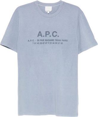 A.P.C. A.p.c., Homme, Tops, Gris, Taille: M T-Chemises