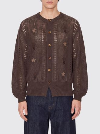 Magliano Bestickter Cardigan aus Mohair- und Wollmischung mit Knopfverschluss