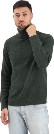 Selected Homme, Pulls, Vert, Taille: S Pull Col Roul&eacute;