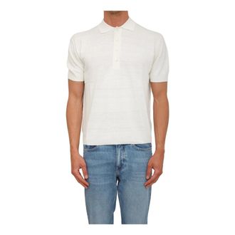 Paolo Pecora Homme, Tops, Blanc, Taille: XL Maglia A Polo