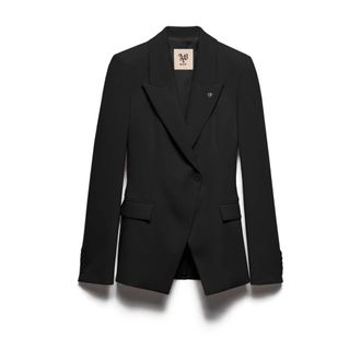 Aniye By Femme, Vestes, Noir, Taille: 42 FR Blazer noir Bella avec revers pointus