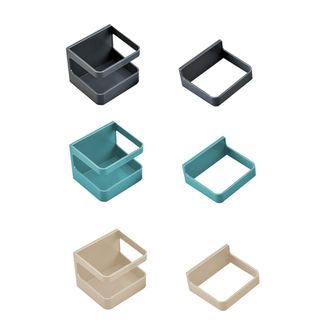 Soimiss 3 Stück Wandmontierter Schirmhalter aus Langlebigem Kunststoff Schraubenfreie Schirmablage In Schwarz Blau und Beige Vielseitig für Wand Tür und Schra