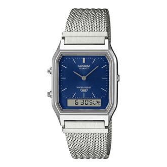 Casio Montre Vintage Aq-230Em-2Aef - Femme - Accessoires - Gris - Taille: ONE Size