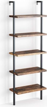 Vicco B&uuml;cherregal AVA, Eiche rustikal/Schwarz, 60 x 183 cm