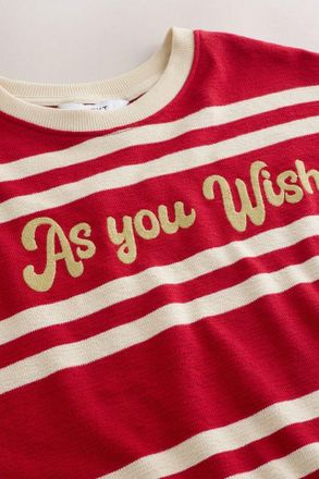 Next Sweater Gestreiftes Sweatshirt mit Grafik (1-tlg)