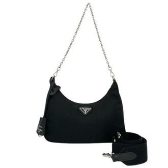 Prada Pre-owned Sac bandouli&egrave;re vintage - Femme - Pre-owned - Noir - Taille: ONE Size