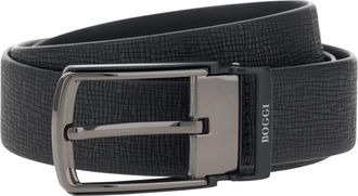 Boggi Milano Homme, Accessoires, Noir, Taille: 105 CM Ceinture en cuir r&eacute;versible