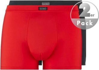 Bruno Banani Herren Trunks rot Mikrofaser unifarben