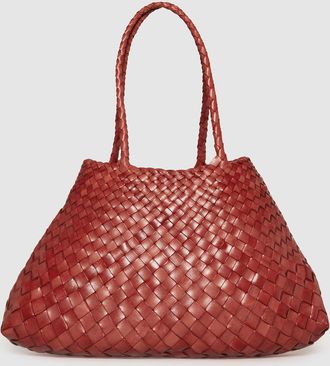 Dragon Diffusion Sac Santa Croce Big Cuir Poppy Red