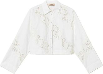Twinset Femme, Blouses et Chemises, Blanc, Taille: 40 FR Shirt