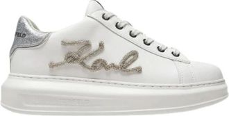 Karl Lagerfeld Femme, Chaussures, Blanc, Taille: 36 EU Kapri Baskets