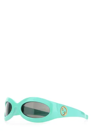 Gucci Acetate Sunglasses - Turquoise