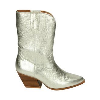 Red-Rag Westernstiefel Gold Leder Gummisohle - - Shoes - Damen - Grau - 41 EU