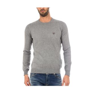 Armani Jeans Kuscheliger Strickpullover - - Knitwear - Herren - Grau - S