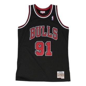 Mitchell & Ness Maillot Chicago Bulls Rodman Swingman - Homme - Sport - Noir - Taille: M
