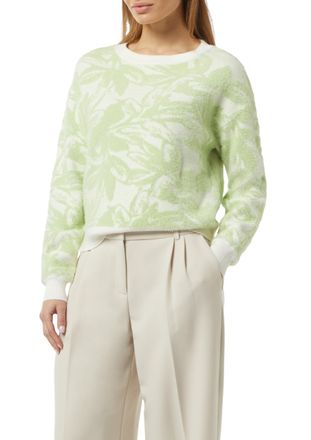 Comma Flauschiger Jacquard-Strickpullover