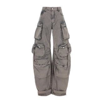 The Attico Damen, Hosen, Grau, W25Gr&ouml;&szlig;e