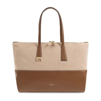Furla Olivia Large Tote - - Bags - Damen - Beige - ONE SIZE