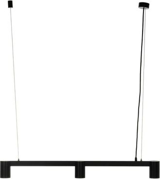 Arcchio Neuwertig] Arcchio Brinja H&auml;ngeleuchte H&auml;ngelampe Deckenlampe Leuchte Schwarz 3fl L&auml;nglich B-Ware