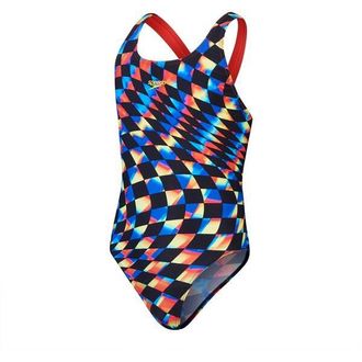 Speedo Kinder Schwimmanzug DIGI ALV LDBK JF BLACK/RED