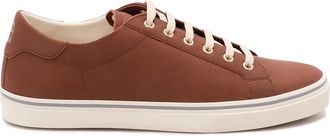 Brunello Cucinelli leather lace-up fastening sneakers - Braun