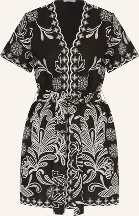 Mrs & Hugs Mrs & Hugs Kleid Mit Leinen schwarz