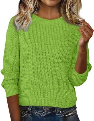 Generic Pull Femme Chic Et Elegant Hiver Sweaters Long Haut Femmes WomenS Rouge Taille Noir Pulls Vetement Grande Laine V&ecirc;tements Col Roul&eacute; Pulls, Gilets Et S