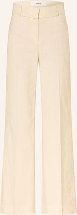 BA&SH Ba&Sh Hose Pants Cista Mit Leinen gelb