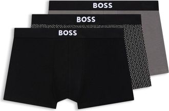 HUGO BOSS 3er-Pack Boxer-Trunks mit Print und Stretch in