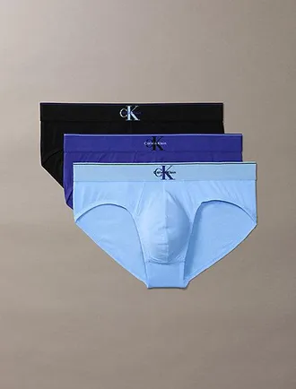 Calvin Klein Slip en coton extensible avec monogramme graphique