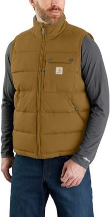 Carhartt Work in Progress Loose Fit Insulated Vest Montana-Gilet isol&eacute; Coupe Ample, Oak Brown, XXL pour des Hommes
