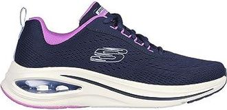 Skechers Femme AIR Meta AIRED Out Chaussures, Bleu Marine, 38.5 EU