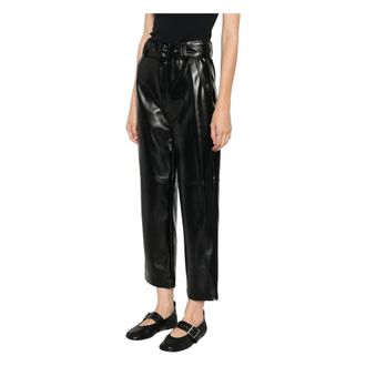 Twinset Femme, Pantalons, Noir, Taille: 38 FR Pantaloncini cropped