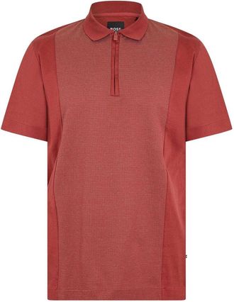 HUGO BOSS Paras 365 Poloshirt f&uuml;r Herren, kurz&auml;rmlig (Braun)