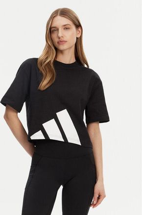 adidas T-Shirt Essentials Big Logo Boyfriend JG8736 Schwarz Loose Fit